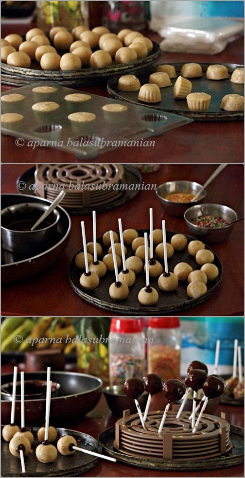 Egg Free Cardamom White Chocolate Mud Cake Pops For Diwali Recipe | My ...