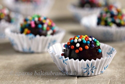 Egg Free Cardamom White Chocolate Mud Cake Pops For Diwali Recipe | My ...