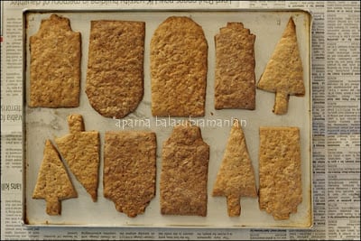 Decorated Gingerbread Row House Cookies Recipe | My Diverse Kitchen - A ...