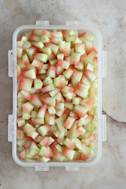 Watermelon Rind Marmalade - My Diverse Kitchen - A Vegetarian Blog