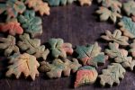 Spiced Shortbread Leaf Cookies - My Diverse Kitchen - A Vegetarian Blog